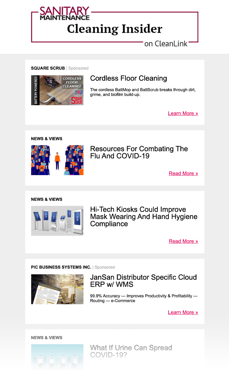 CleanLink Email Newsletters - Email Marketing to the Professional ...